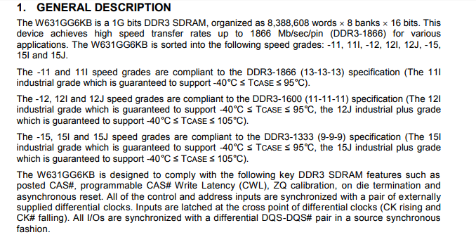 W631gg6kb-12 Ic Dram Secure Parallel Flash Memory Controller Chip 1g 96wbga
